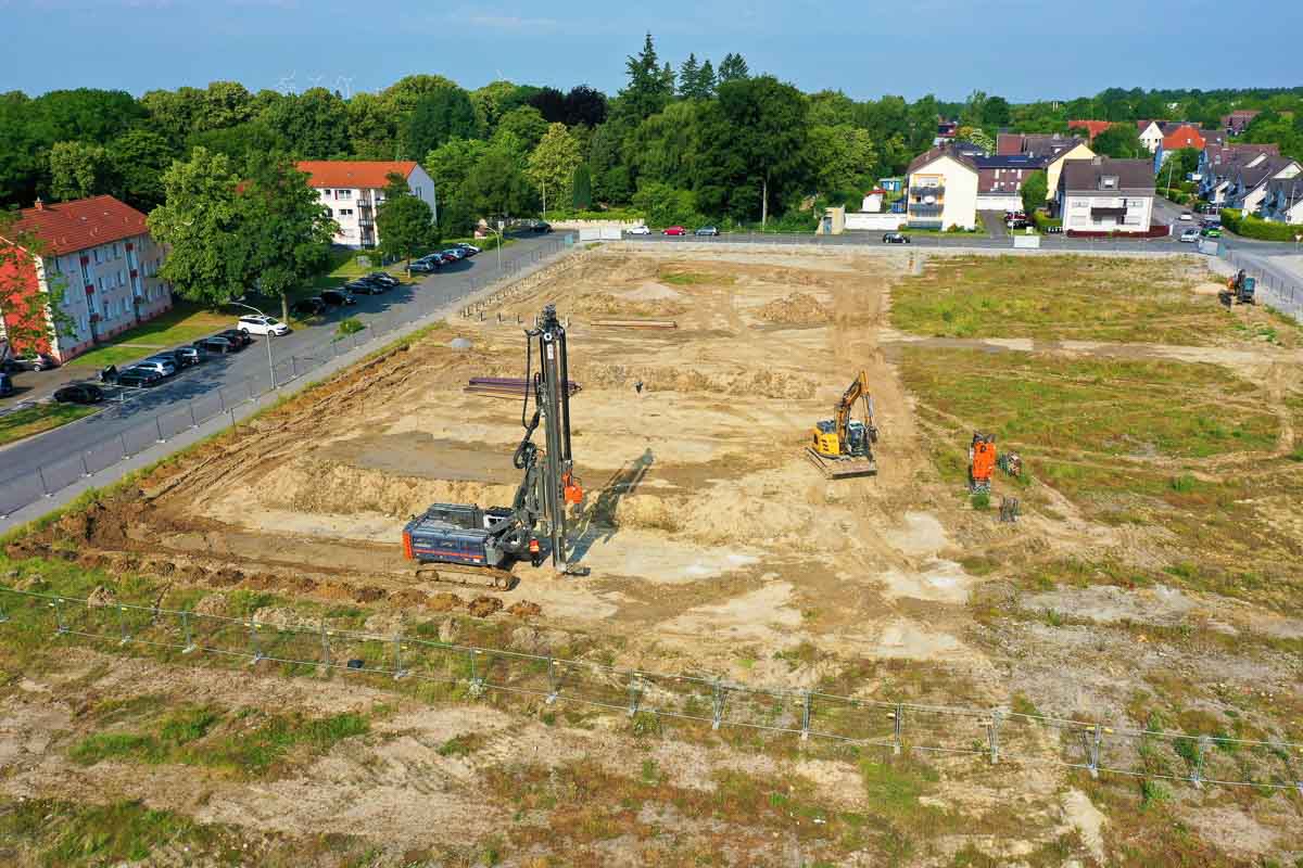 Trägerbohlwände - Baustelle treffend absichern