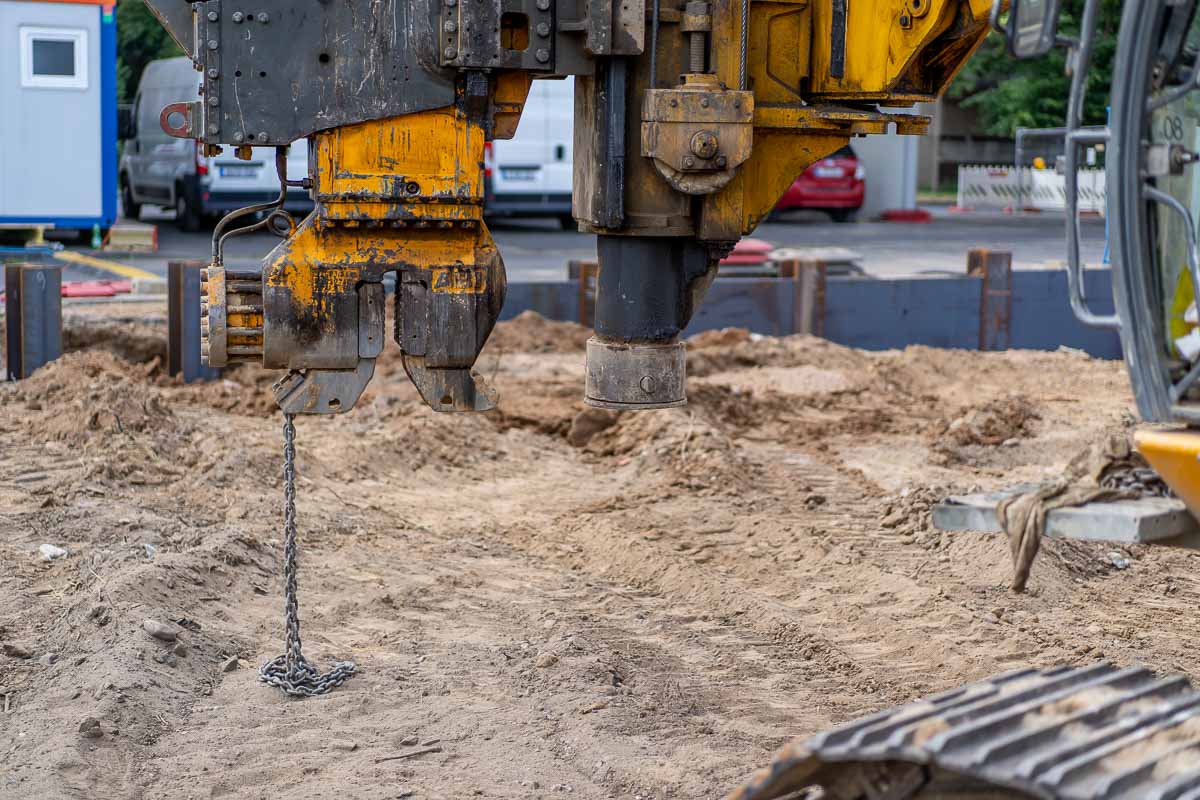 Trägerbohlwände - Baustelle treffend absichern